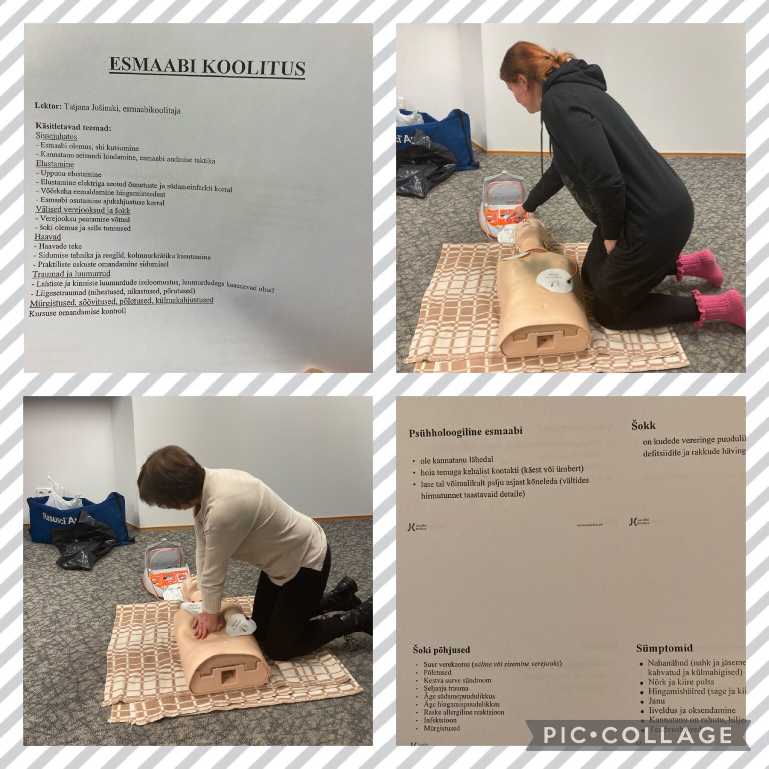 Esmaabi koolitus – Lasteaed Kannike